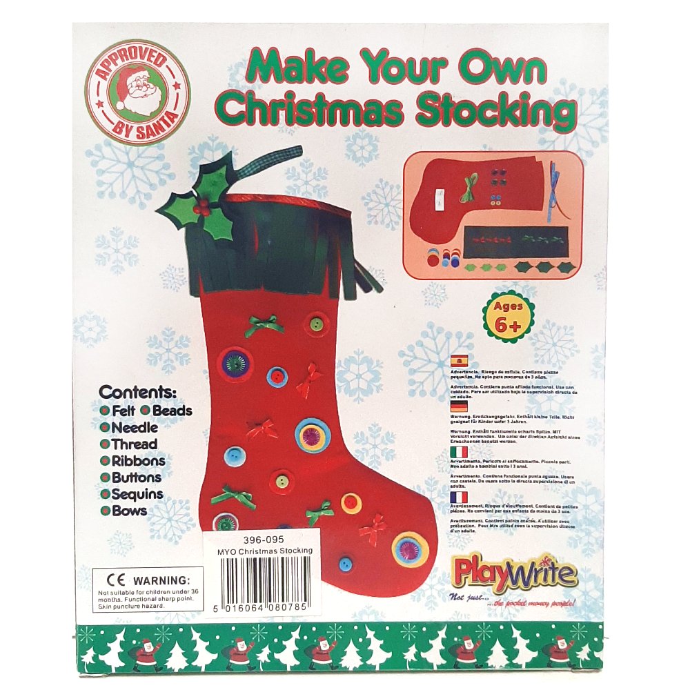 Make Your Own Christmas Stocking Craft Kit | Christmas Toys and Gifts ...