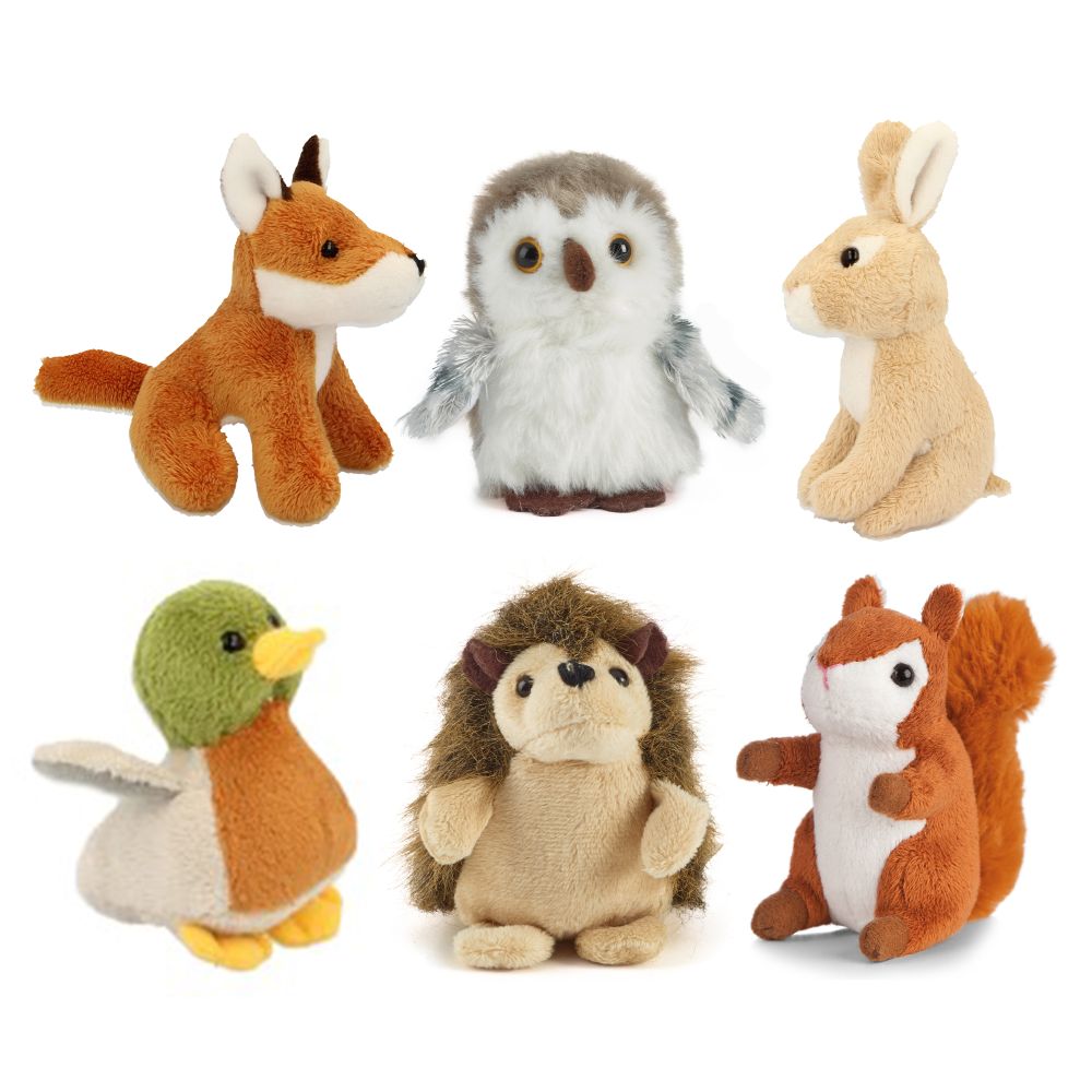 Mini Woodland Animal Soft Toy Set | Eco Friendly | Blue Frog Toys