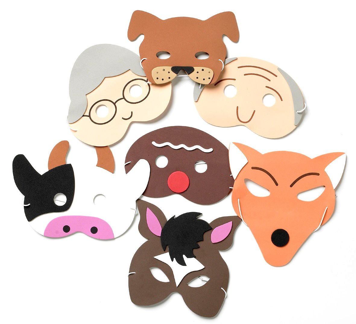 Gingerbread Man Mask Set | Children's Masks | Blue Frog Toys