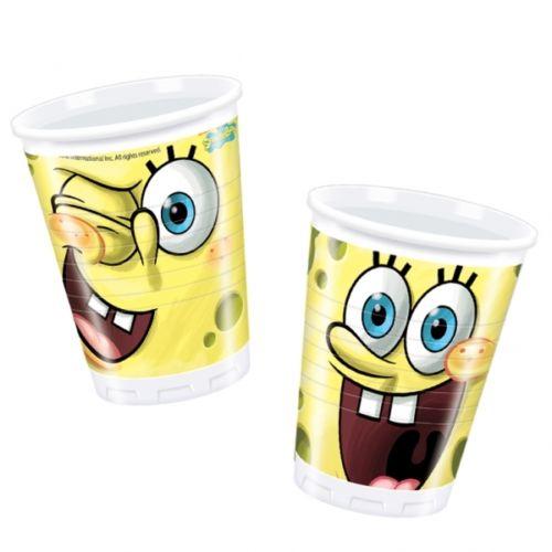 Pack of 10 SpongeBob Disposable Cups | Tableware | Blue Frog Toys